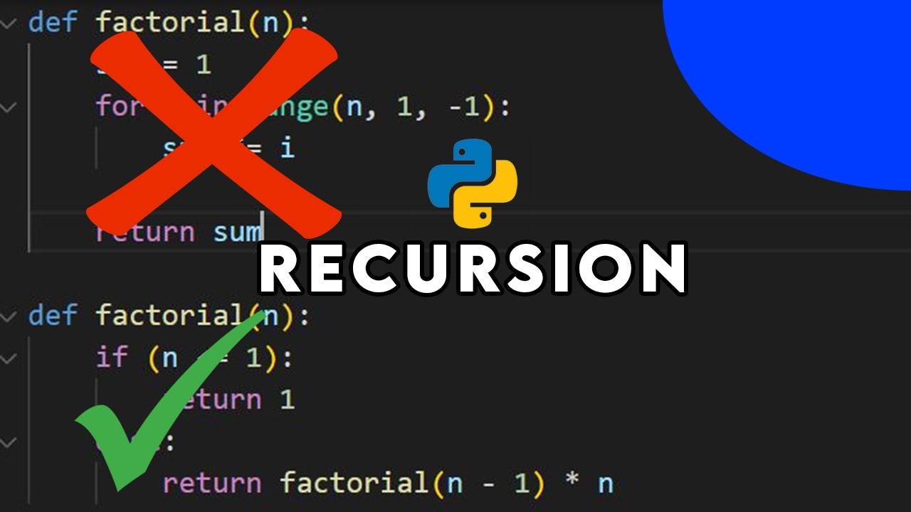Recursion in Python in Under 6 Minutes