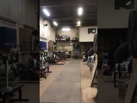 Running with 222 LBS (100 KG)