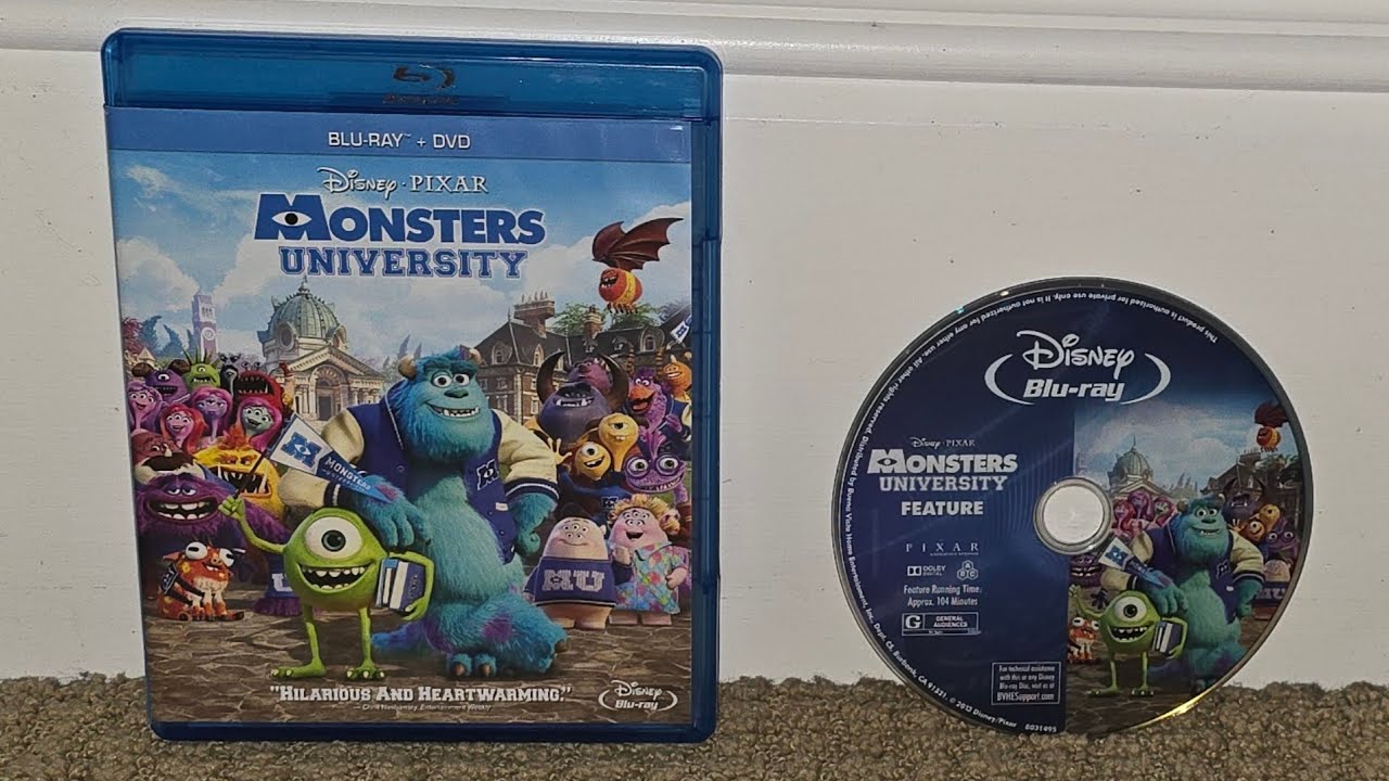 Monsters University USA Blu-Ray Walkthrough (2013)