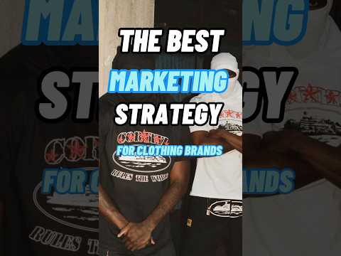 Marketing strategy for clothing brand owners