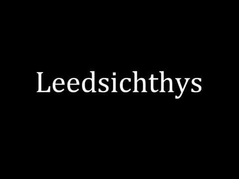 How to pronounce Leedsichthys