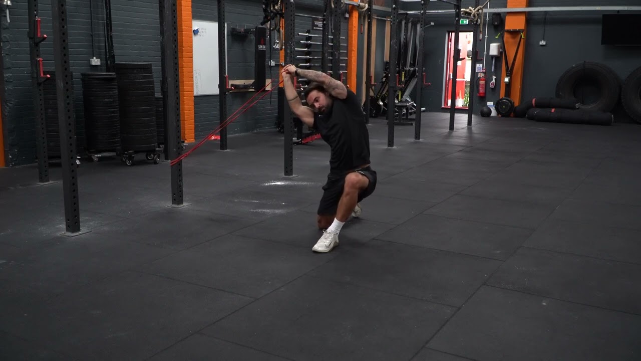 Half Kneeling Band Side Bend
