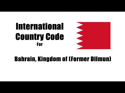 International Country Dialing Code Of Bahrain | City Dialer code Of Bahrain