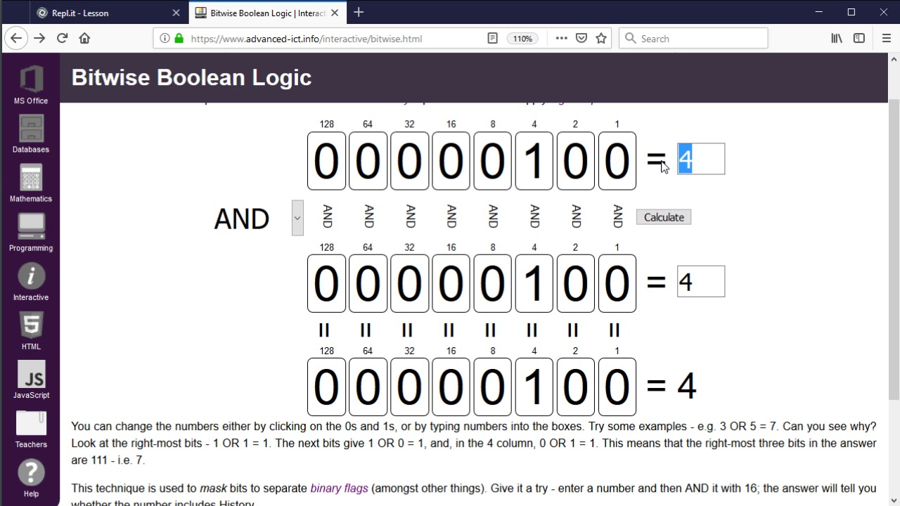 Python 3 - Logical and Bitwise Boolean Operators