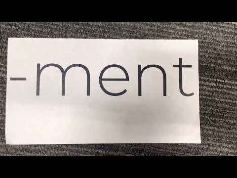 -ment suffix song