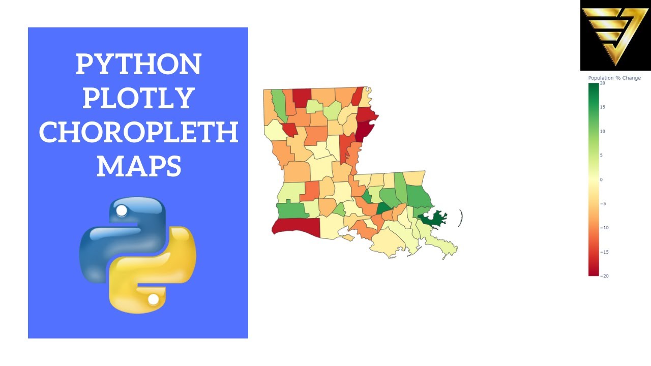 Python Plotly Choropleth Maps | #170 (Plotly Dash #4)