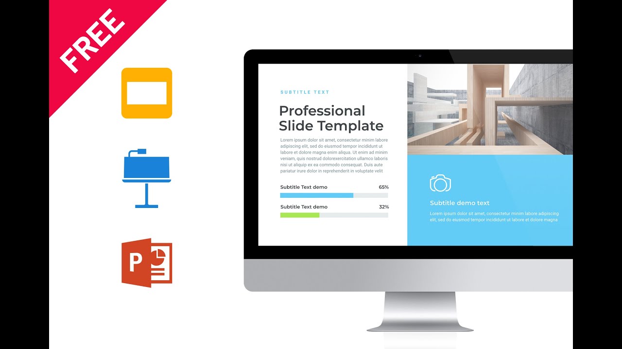 Zien Free PowerPoint, Keynote, Google slides template