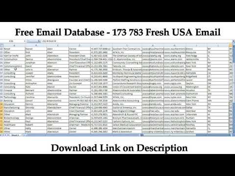 Free Email Database – Free USA Email List - Email Marketing