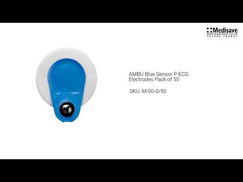 AMBU Blue Sensor P ECG Electrodes Pack of 50 M 00 S 50