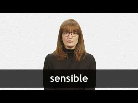 English Translation of “SENSIBLE” | Collins Spanish-English Dictionary