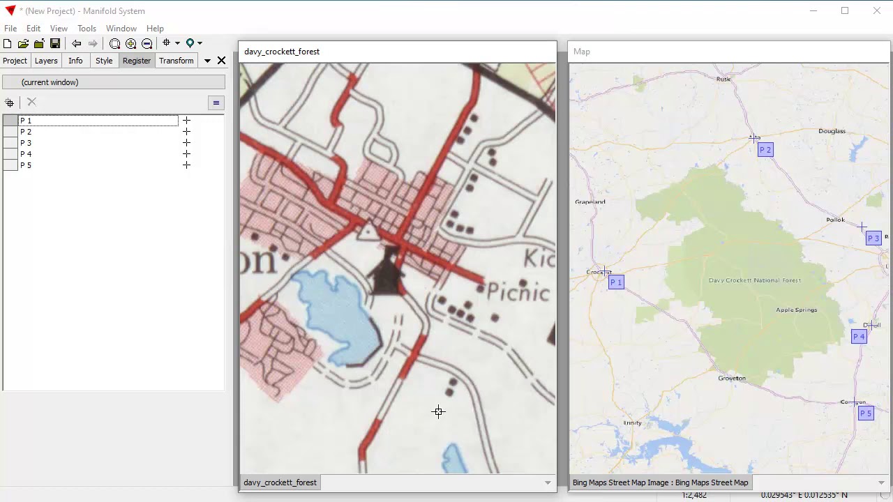 Georeference a Scanned Paper Map