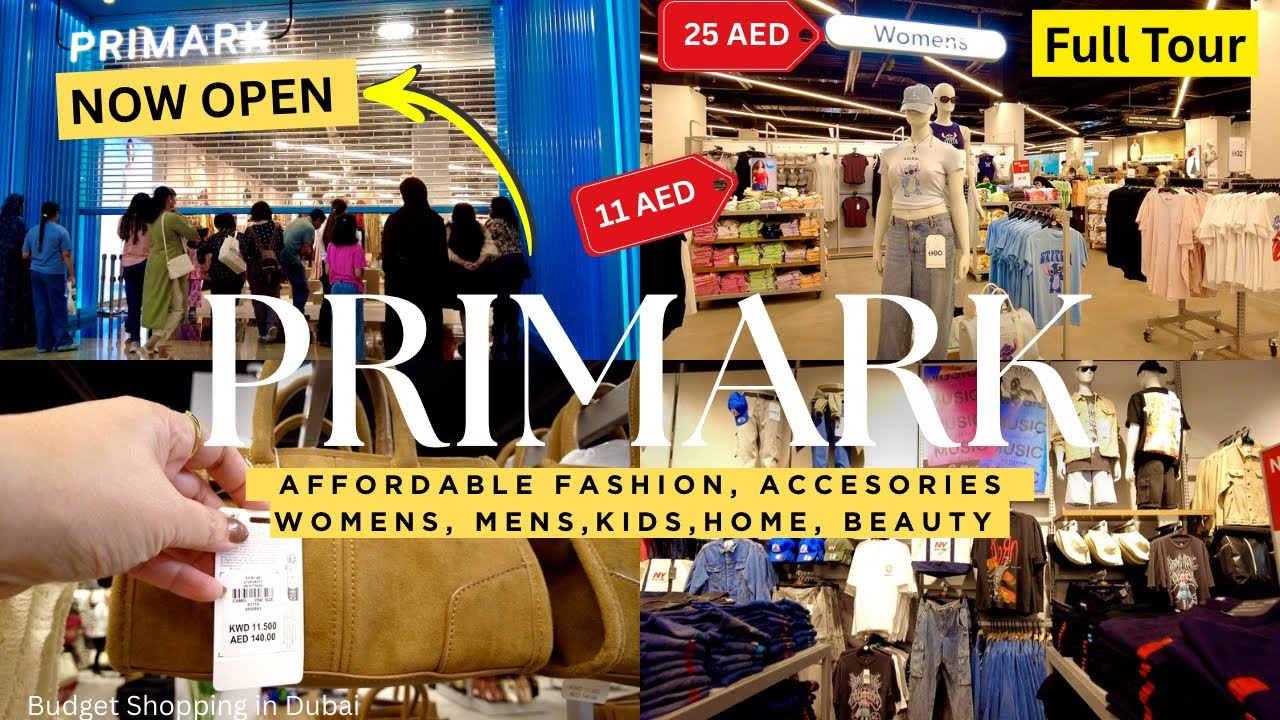 Inside PRIMARK Dubai!! 🇦🇪 | Mirdif City Centre Store Tour and Prices | Affordable Fashion & Home 4K