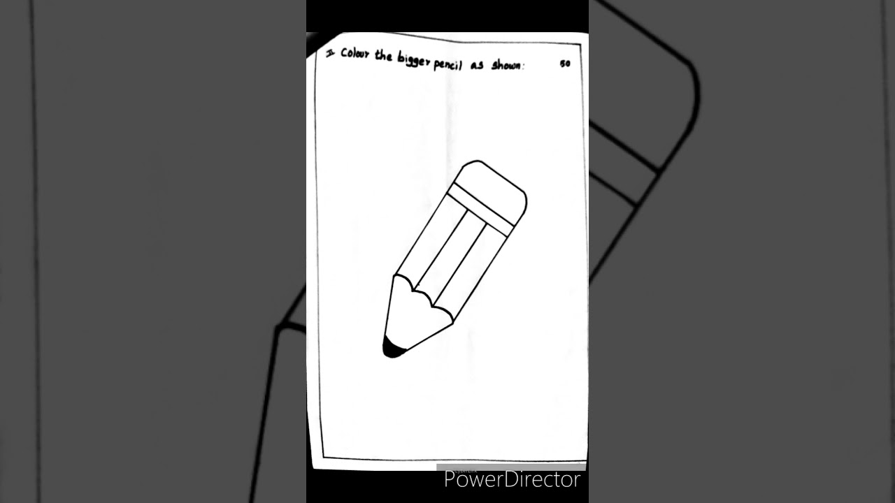 U.K.G drawing question paper term 1