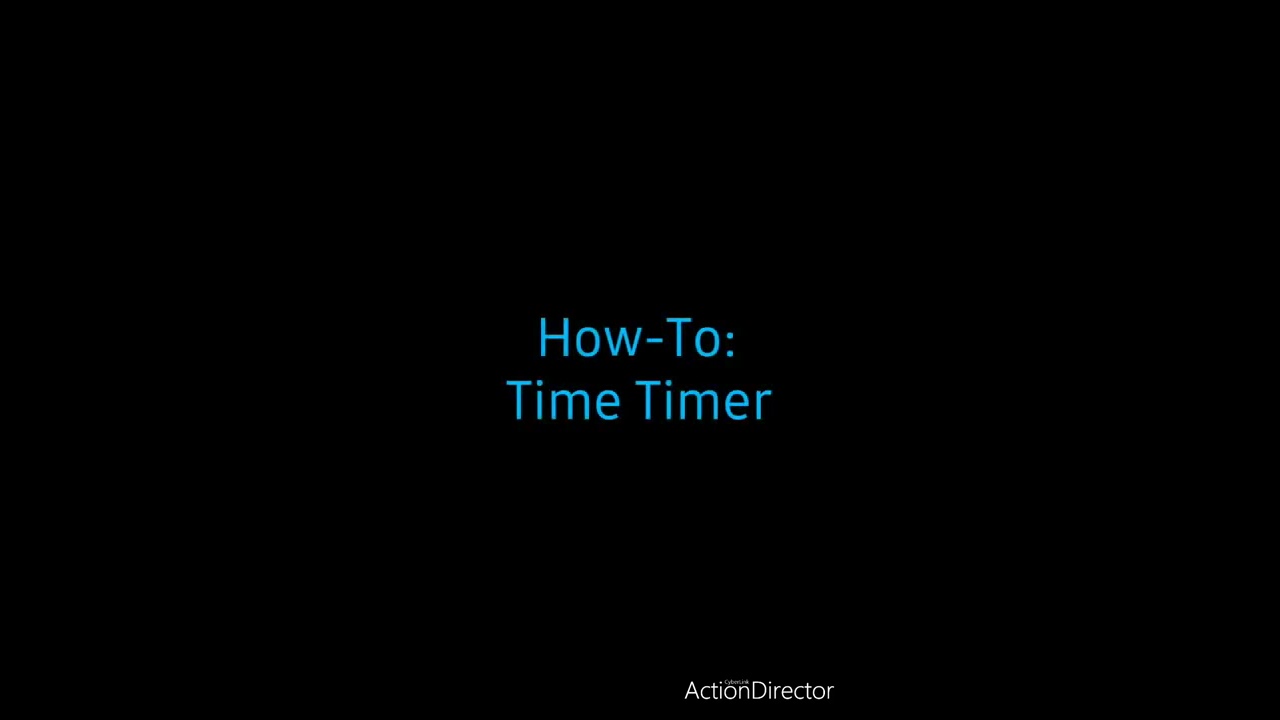 Assistive Technology: Time Timer