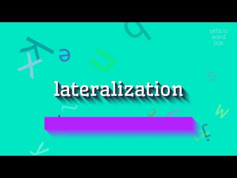 How to say "lateralization"! (High Quality Voices)