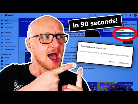 Easiest way to add subscribe link to YouTube channel art