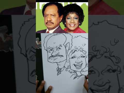 Check out this Throwback caricature! The Jeffersons