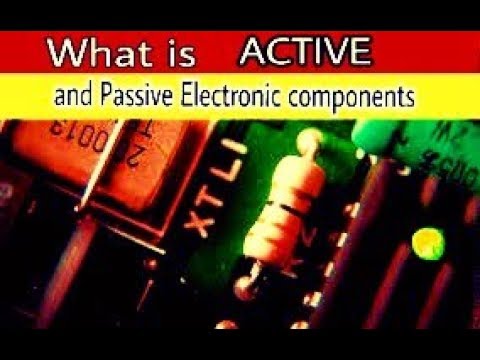 Active and passive Electronic Components