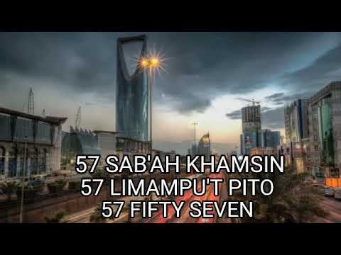 ARABIC TAGALOG NUMBERS 51-60