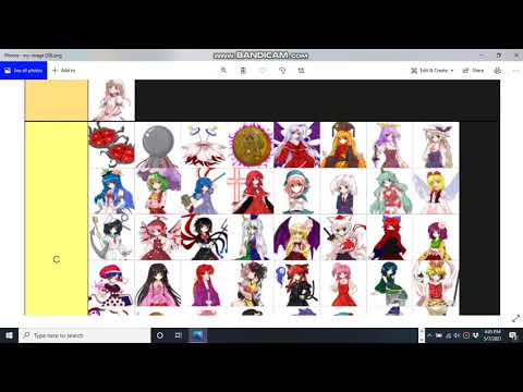 Touhou Tier List