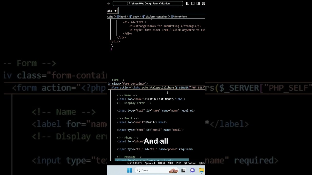 Activate Dynamic PHP with Forms  - Dynamic Web Development! #php #programming #webapp