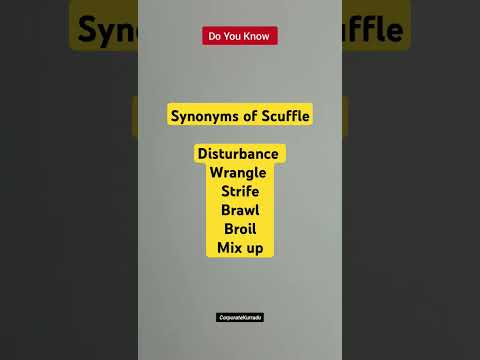 6 Synonyms Scuffle | Corporate Kurradu | #shorts #synonyms #job #learn #shortsfeed #short
