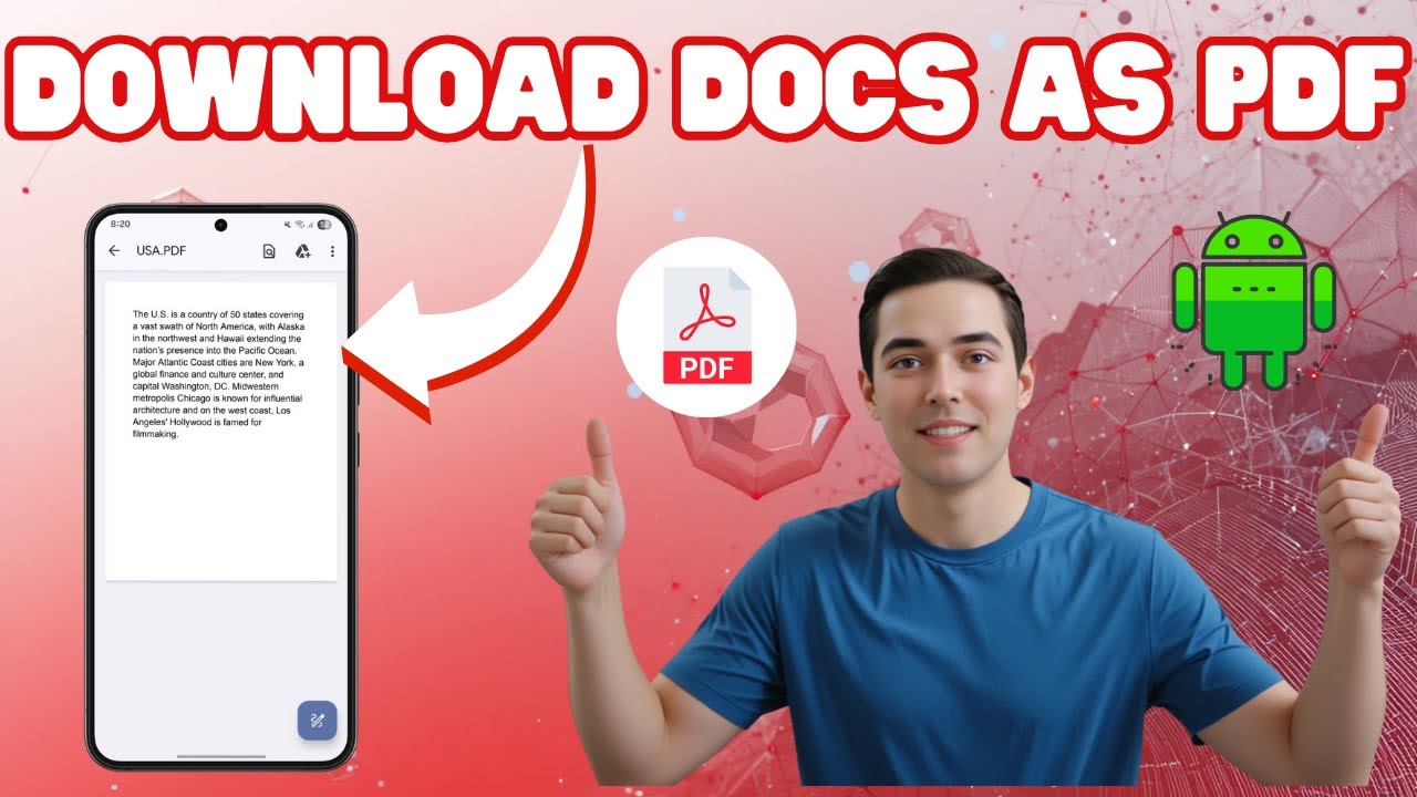 How To Download Docs As PDF On Phone | Easy Step-by-Step Guide
