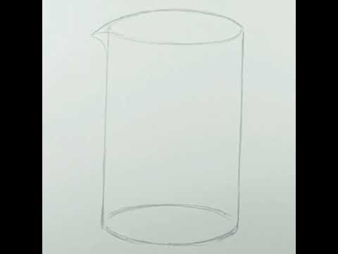 Easy Drawing Beaker #shorts