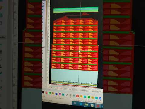 electronic jacquard design software #kniting #machine #knit #knitingdesigns