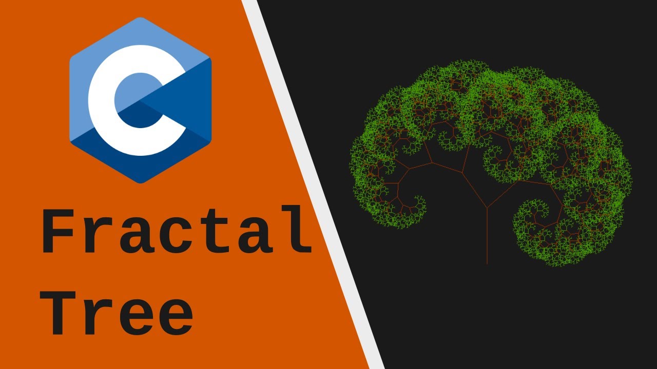 ASMR Code in C - Render Fractal Tree (EP26)
