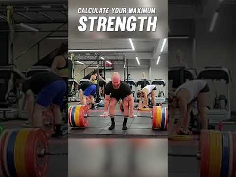1 Rep Max Calculation - How Strong Are You? #Shorts