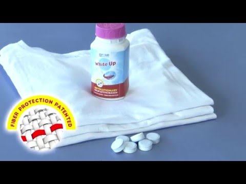 Keep your white clothes white with White Up bleach tablet!