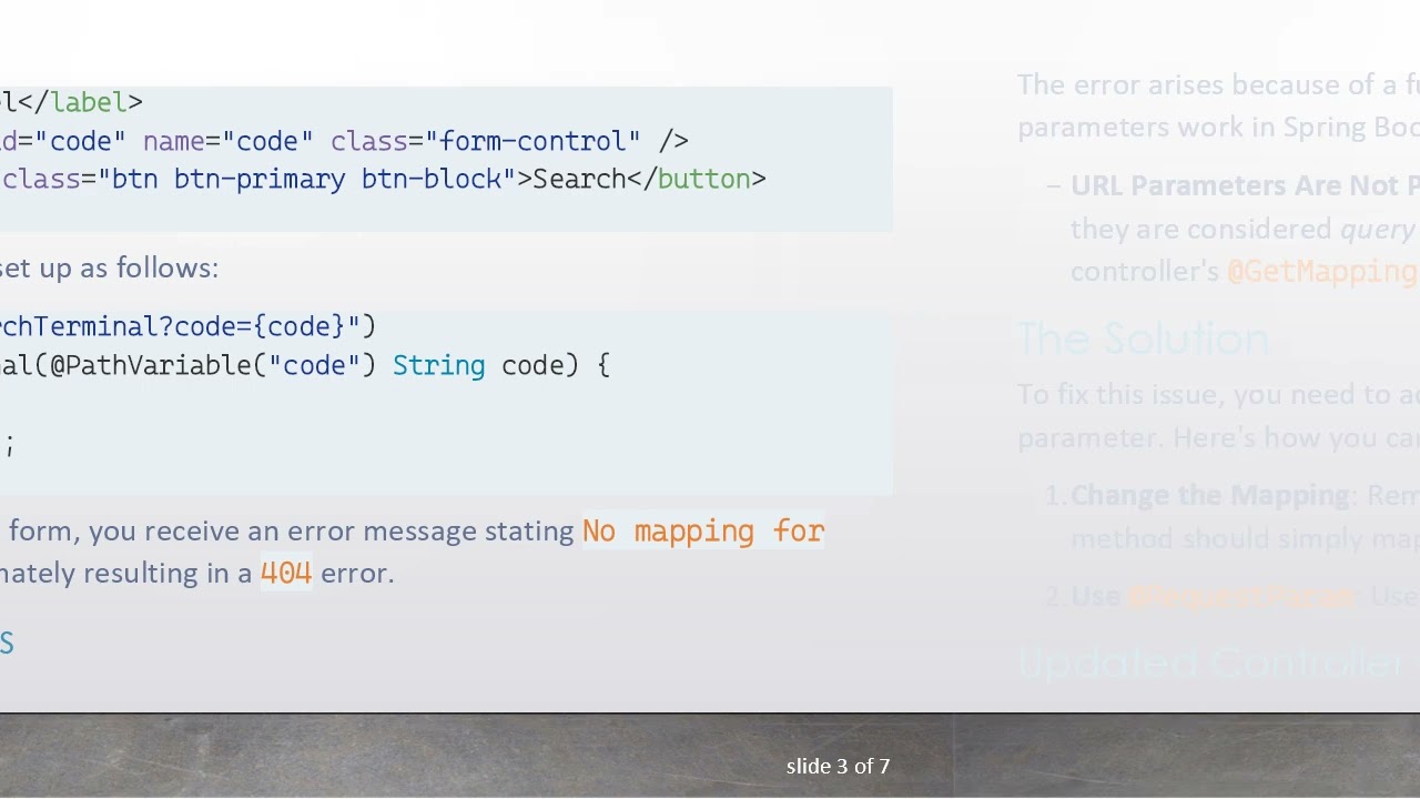 Solving the 404 Error in Thymeleaf Forms with Spring Boot's GET Method