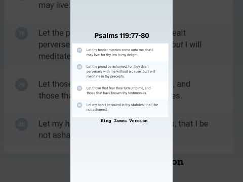 Psalms 119:77-80 📖💡