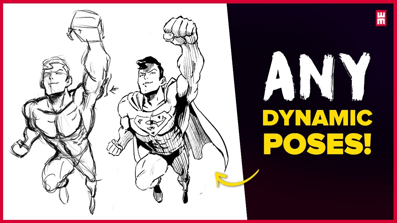 How to Draw ANY Dynamic Pose (Step by Step!)