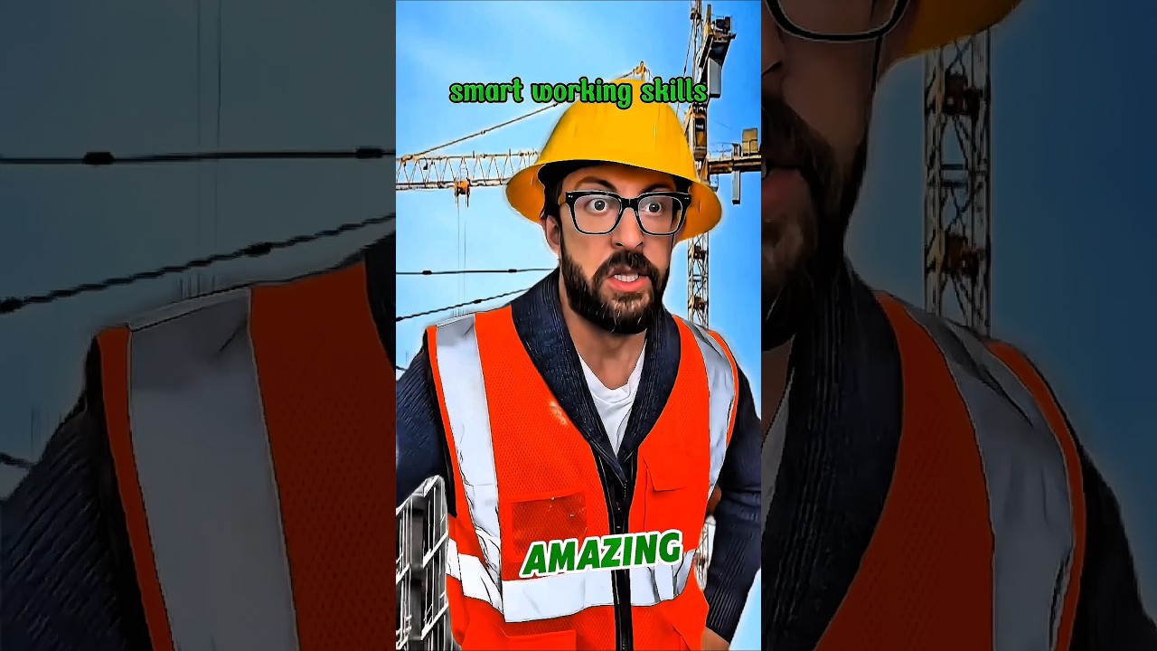Smart working skills #skills #workskills #smart #amazing #tips #construction #workers