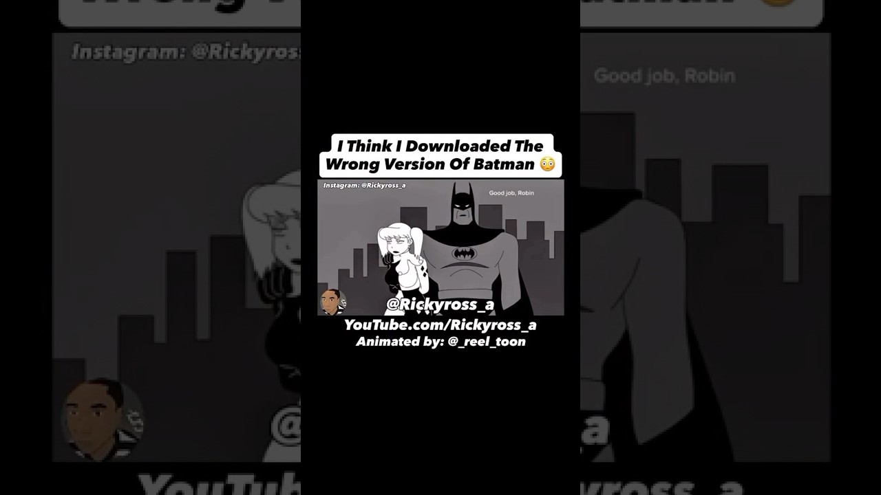 Ghetto Batman VoiceOver Parody: One Night ln Gotham With Harley Quinn - Animated by @josetomedasco