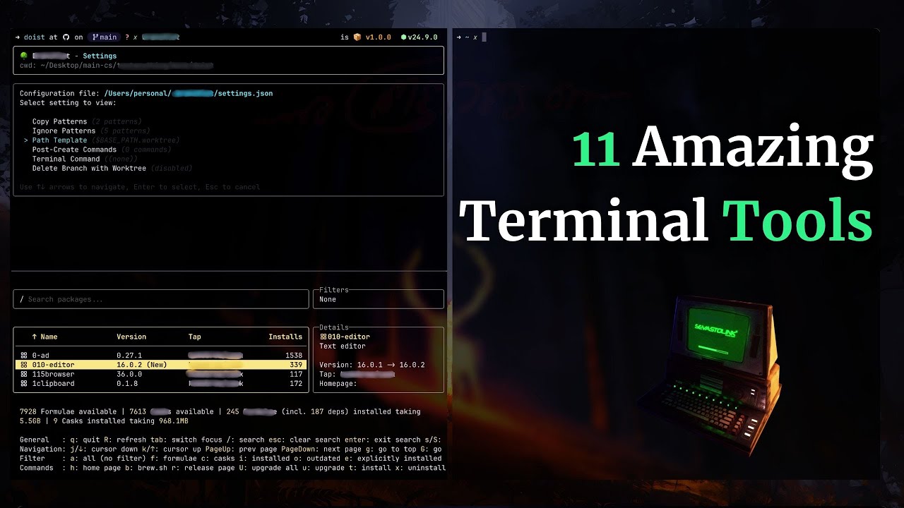 11 Amazing Terminal Tools Worth Knowing About