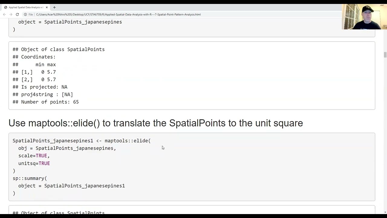 Applied Spatial Data Analysis with R 7 Spatial Point Pattern Analysis 7.2 Packages for the Analysis