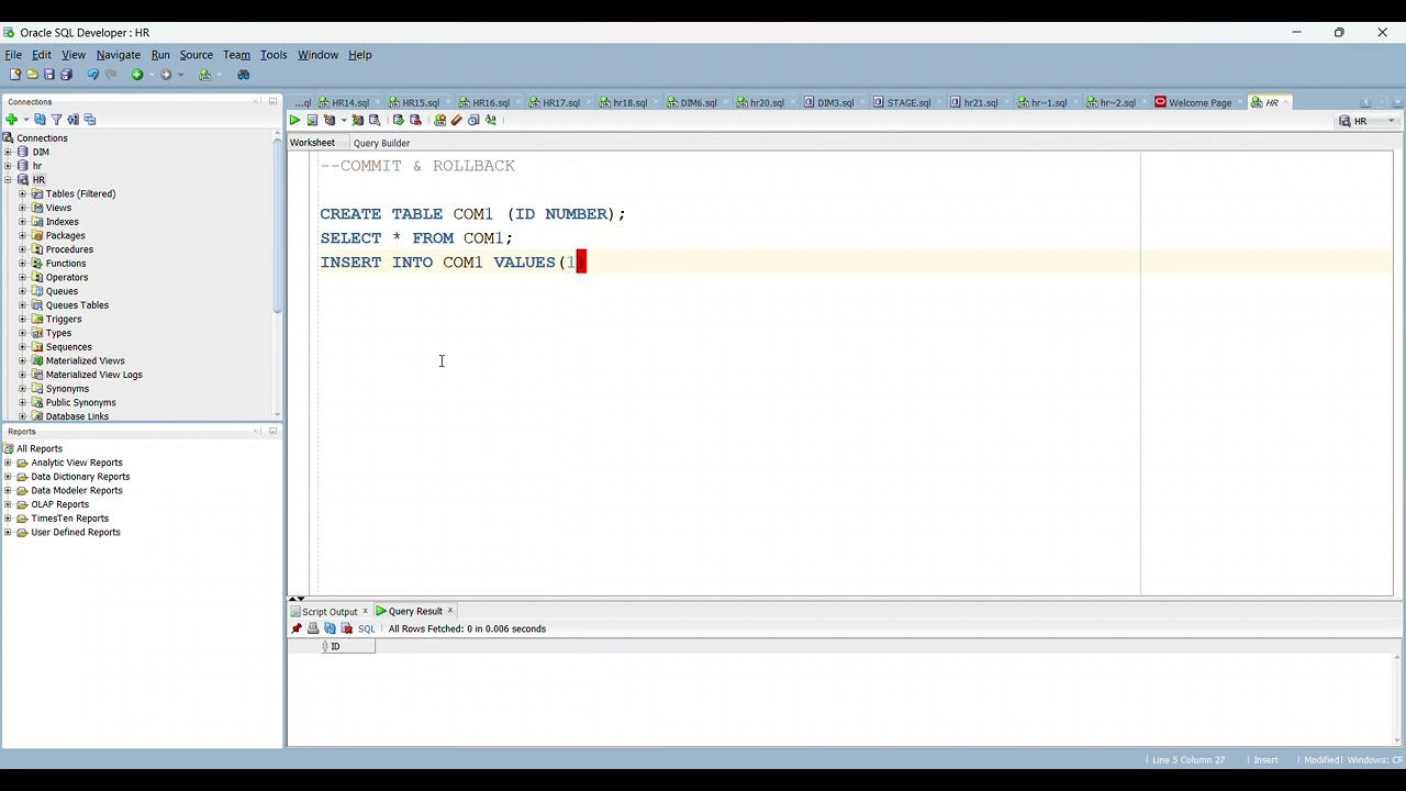Mastering Commit and Rollback Commands: A Beginner's Guide | SQL