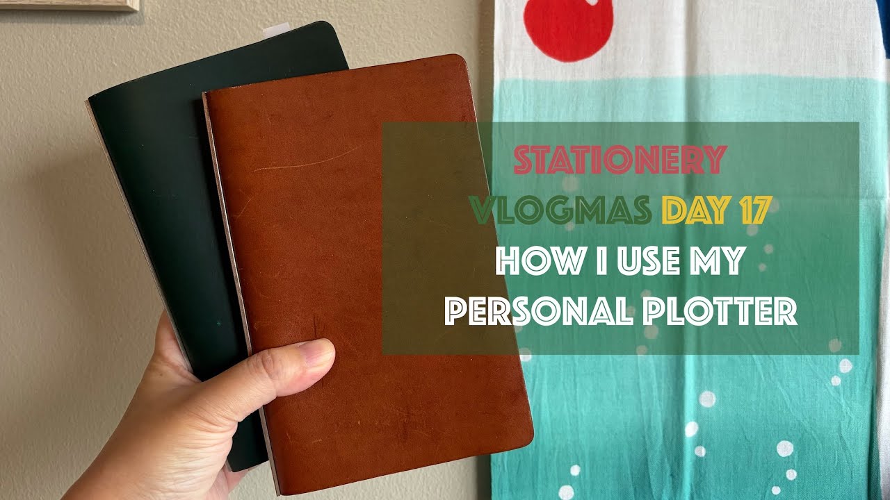 How I use my PLOTTER Personal Planner 🍪 | Stationery Vlogmas Day 17