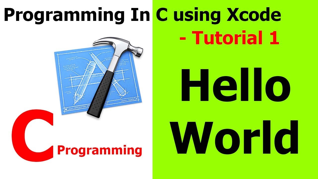 PROGRAMMING IN C / Xcode || Tutorial 1 - Hello World