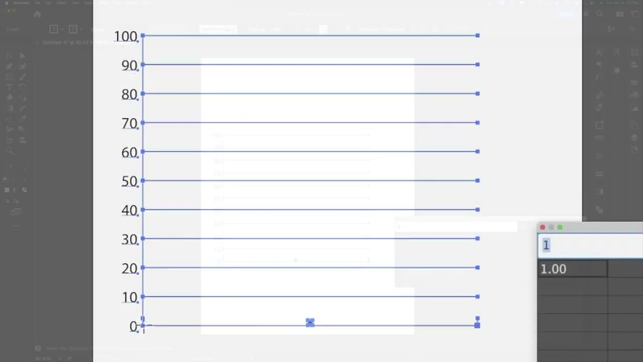Setting Your Value Axis Coordinates in Adobe Illustrator Charts