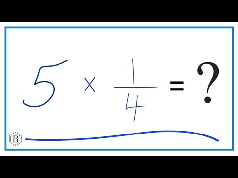 5 times 1/4   (Five times One-Fourth)