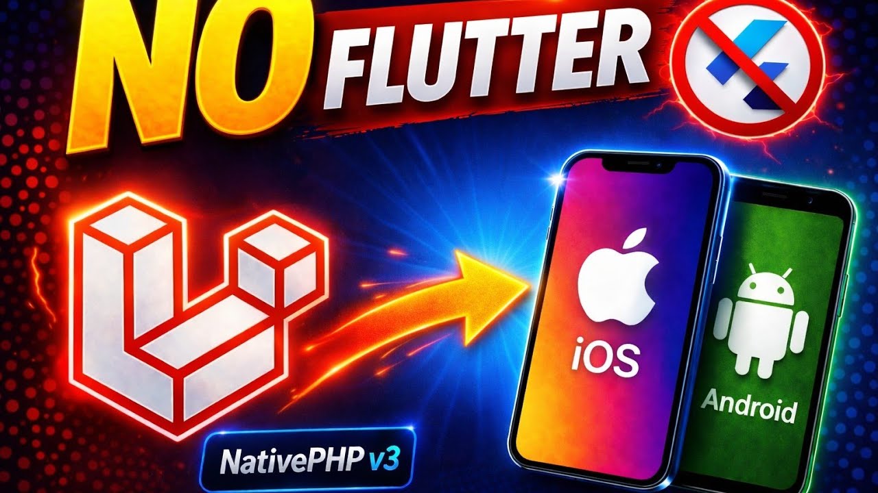 No Flutter?! Build Mobile Apps with Laravel 😳