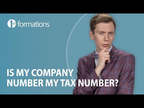 Is my company number my tax number?