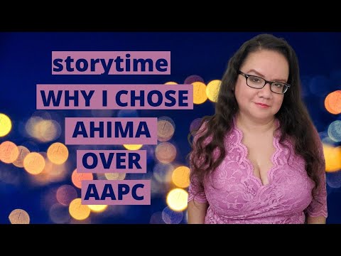 STORY TIME: WHY I CHOSE AHIMA OVER AAPC | MEDICAL CODING WITH BLEU