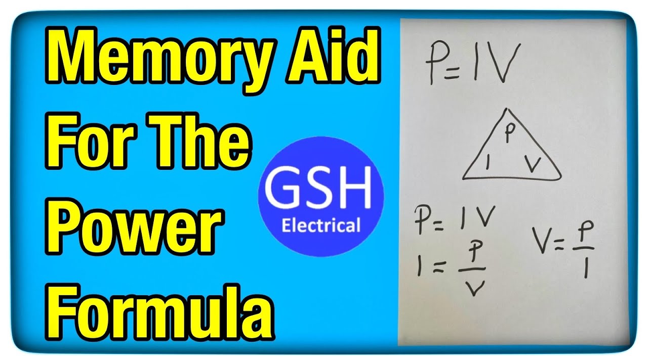 What is the Formula for Power 🤔 This Trick Will Help you Remember...
