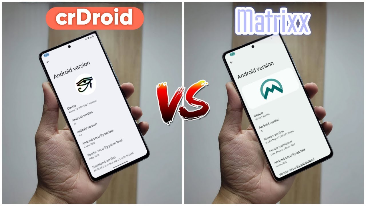 🚀 crDroid vs Project Matrixx ⚡ Best Android 15 Custom ROM for YOU?