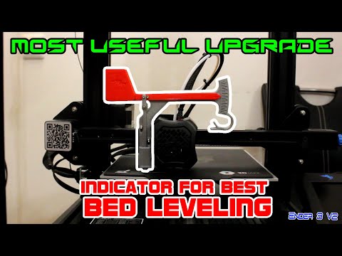 🛏️ INDICATOR FOR BEST BED LEVELING FOR ENDER 3 V2・ STL File for 3D ...